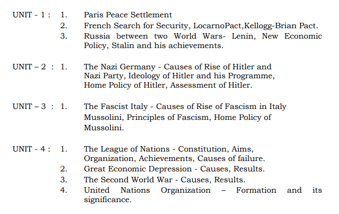 BA 3rd Year History Notes in Hindi PDF + Syllabus + Question Papers